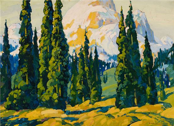 Graham Norwell | Landscape with Trees | MutualArt