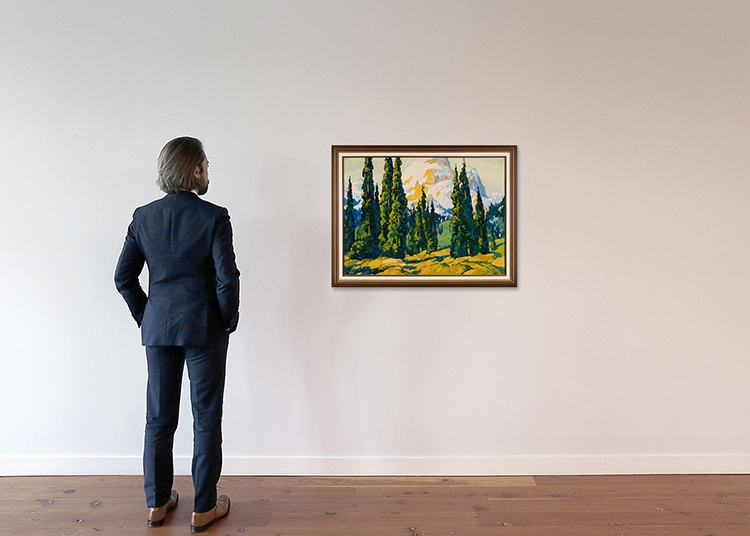 Graham Norwell | Landscape with Trees | MutualArt