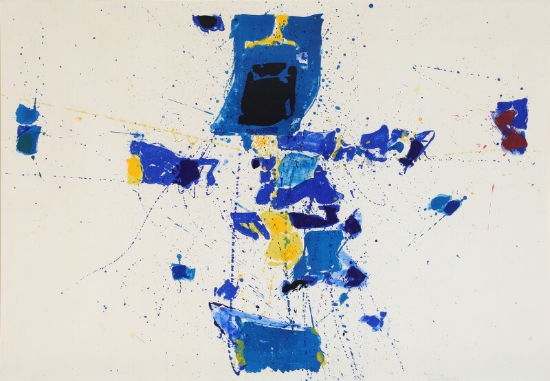 Sam Francis | Bright Jade Ghost, Variant (SF-28) (1963) | MutualArt