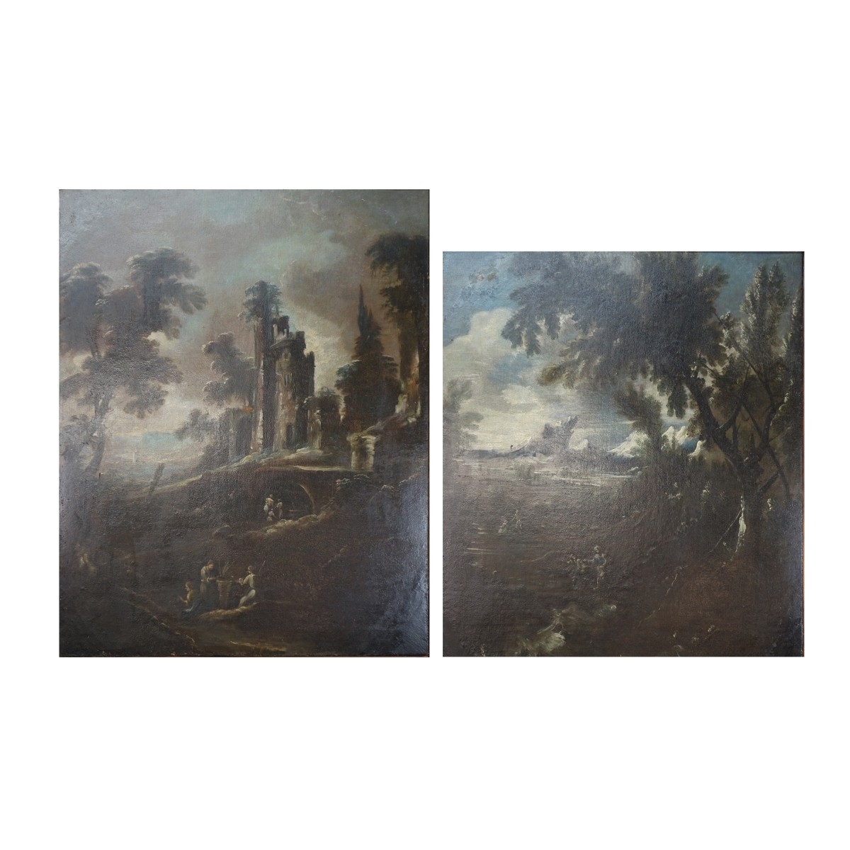 Alessandro Magnasco | Topographical Scenes with Figures (2) | MutualArt