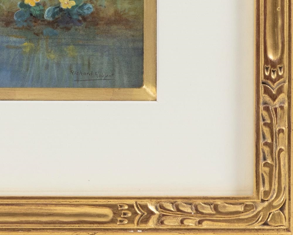 Richard Robjent | A mallard drake and hen. | MutualArt