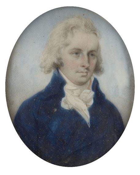 Richard Cosway | Portrait miniature of a gentleman (19th Century ...