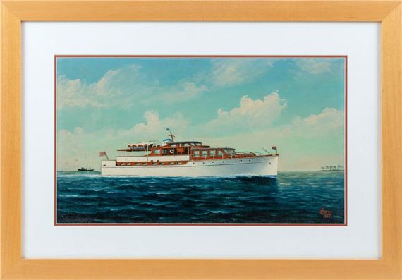 Joe Selby | Portrait of a cabin cruiser. | MutualArt