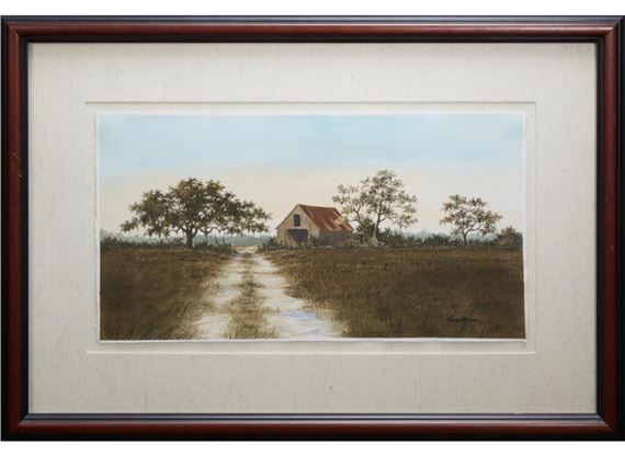 Waven Boone | Barn in Field | MutualArt