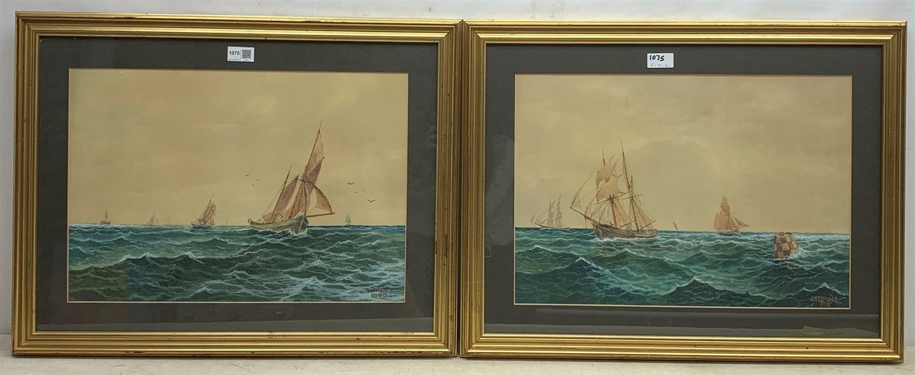John William Graham Pringle | Two Works: Grimsby Fishing Boat and other ...
