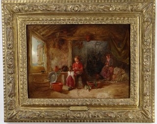 Alfred Provis | Interior of Welsh Farmhouse | MutualArt