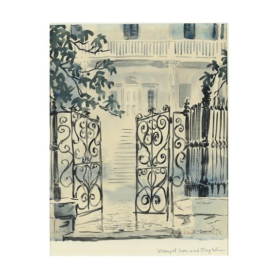 Claude Howell | Wrought Iron and Magnolia (1952) | MutualArt