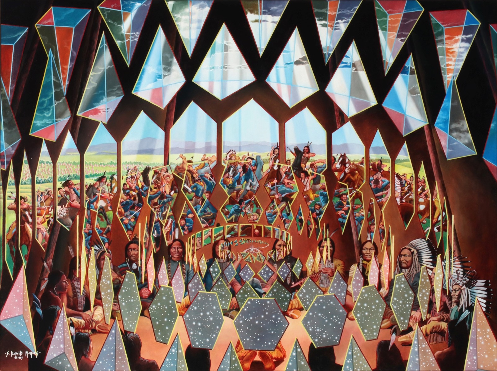 S. David Mapes | The Crystal Reader (1993) | MutualArt