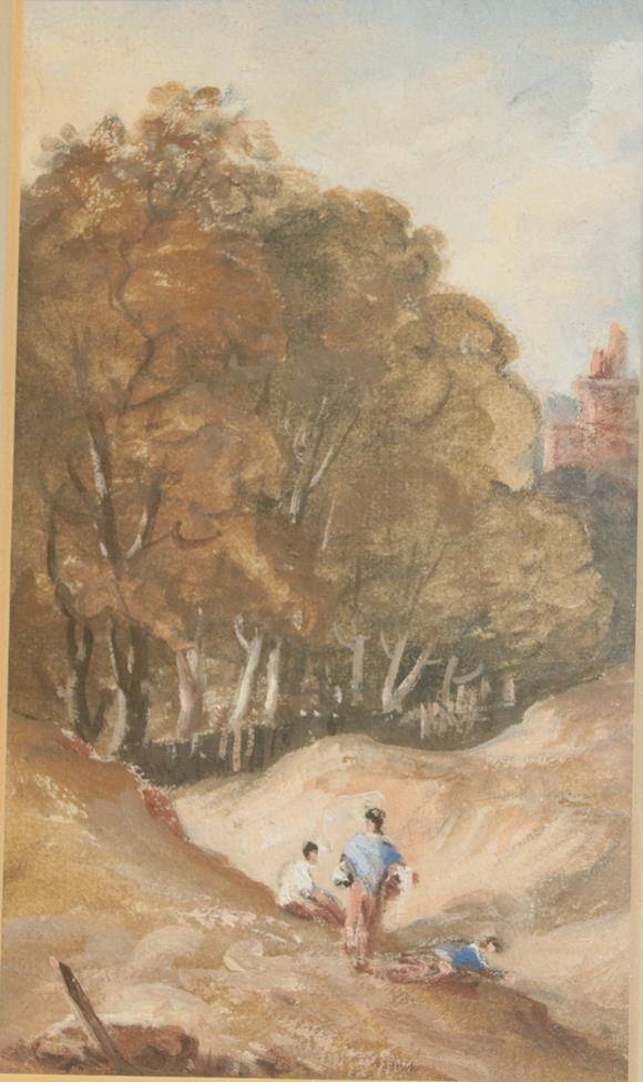 George Howland Beaumont | ''Blackheath'' showing Vanbrugh Castle ...