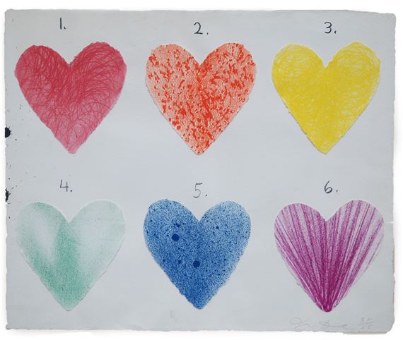 Jim Dine | Hearts | MutualArt