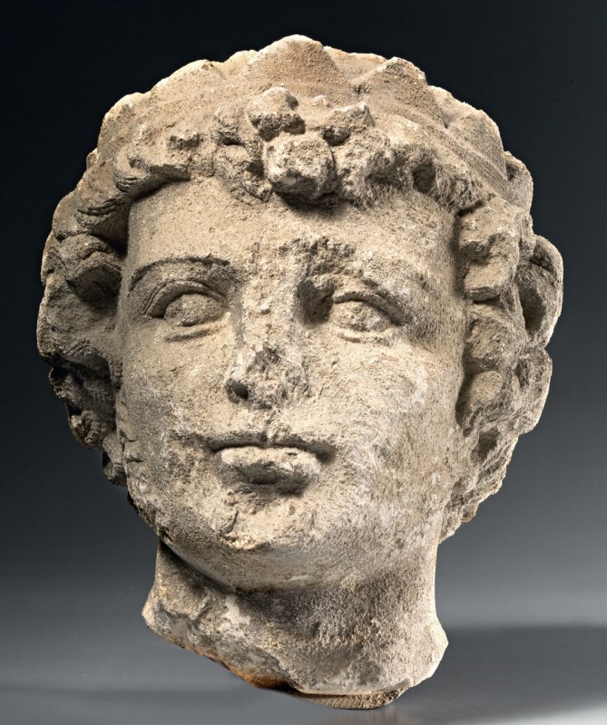 Venetian School, 18th Century | Testa virile coronata | MutualArt