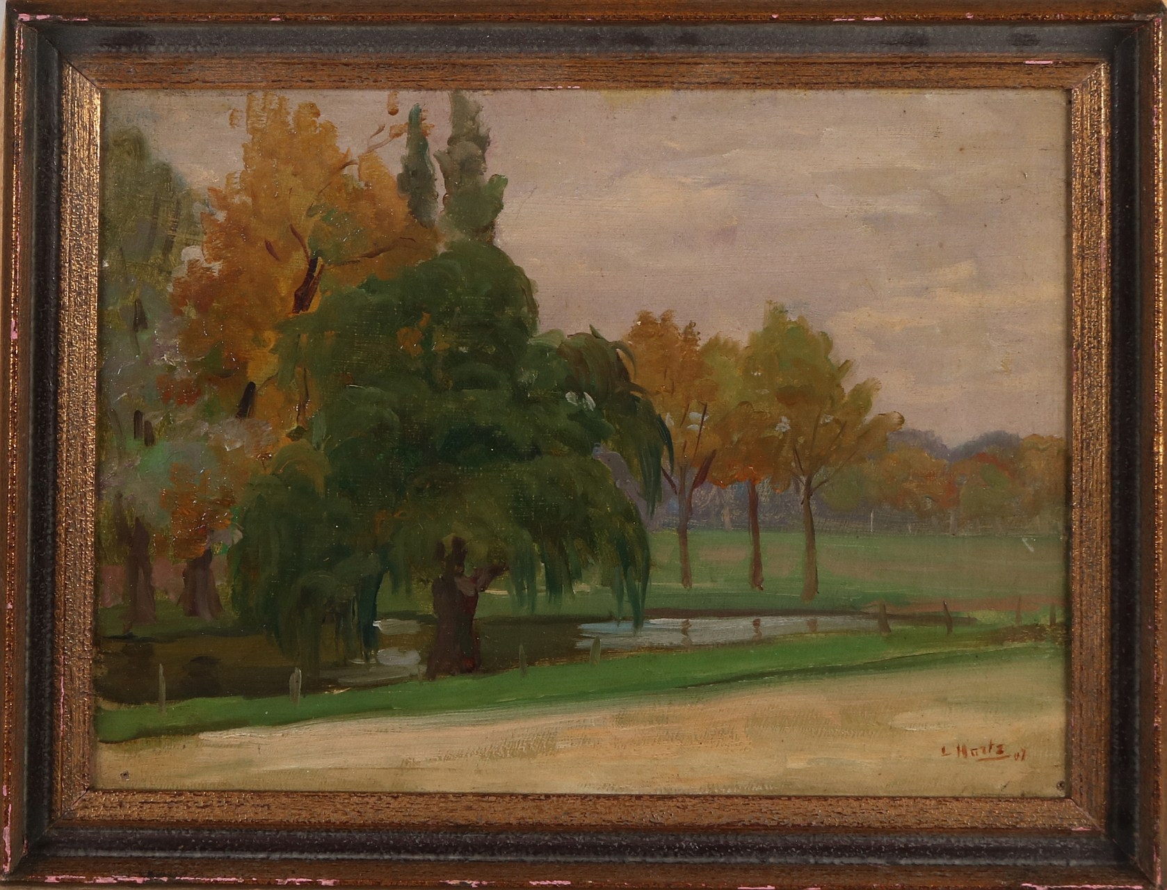 Louis Hartz | Parkgezicht | MutualArt