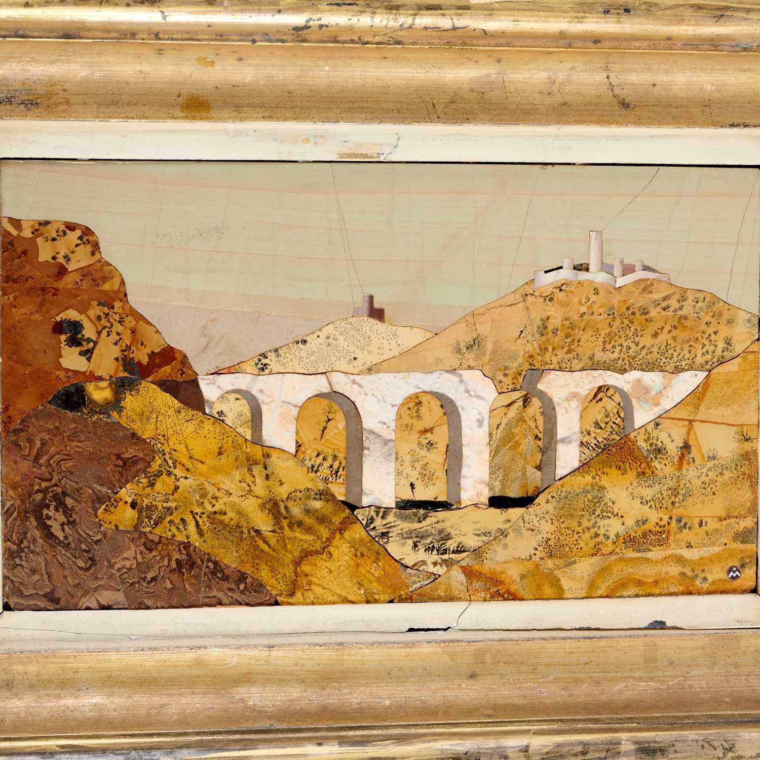 Richard Blow | Pietra Dura mosaic plaque (1955) | MutualArt