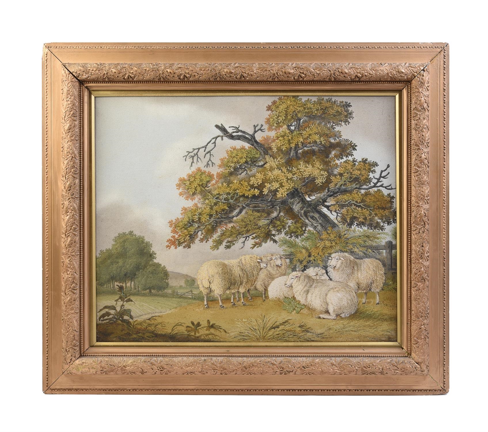 Benjamin Zobel | Sheep in a landscape | MutualArt
