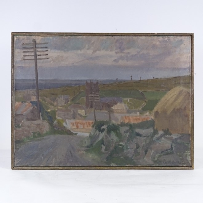 Clive Robbins | Impressionist landscape (1944) | MutualArt