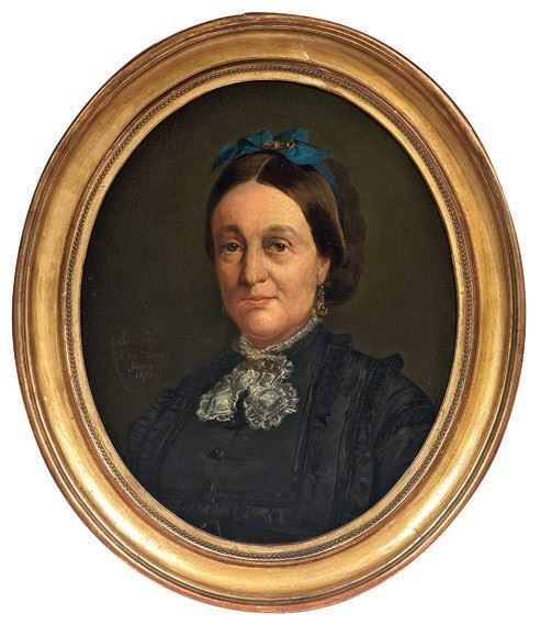 Louis Guy | RITRATTO DI SIGNORA (1870) | MutualArt