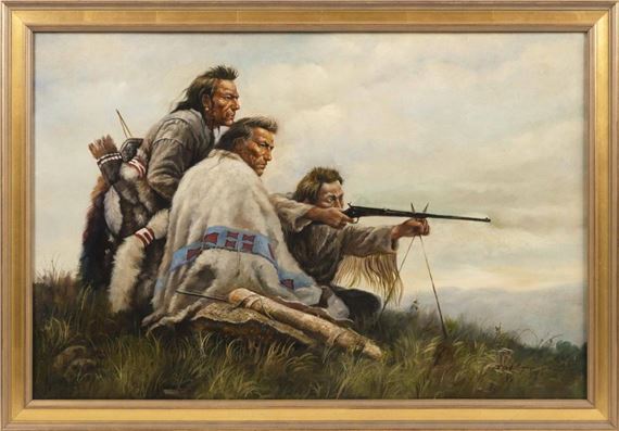 Howard Terpning | The Long Shot | MutualArt