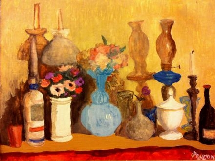 Guido Peyron | LA MARCHESA RICEVE (1954) | MutualArt