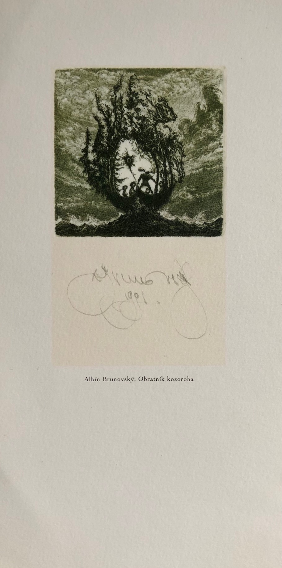 Albin Brunovsky | EX LIBRIS FRANTIŠEK RYBÁŘ (OBRATNÍK KOZOROHA) | MutualArt
