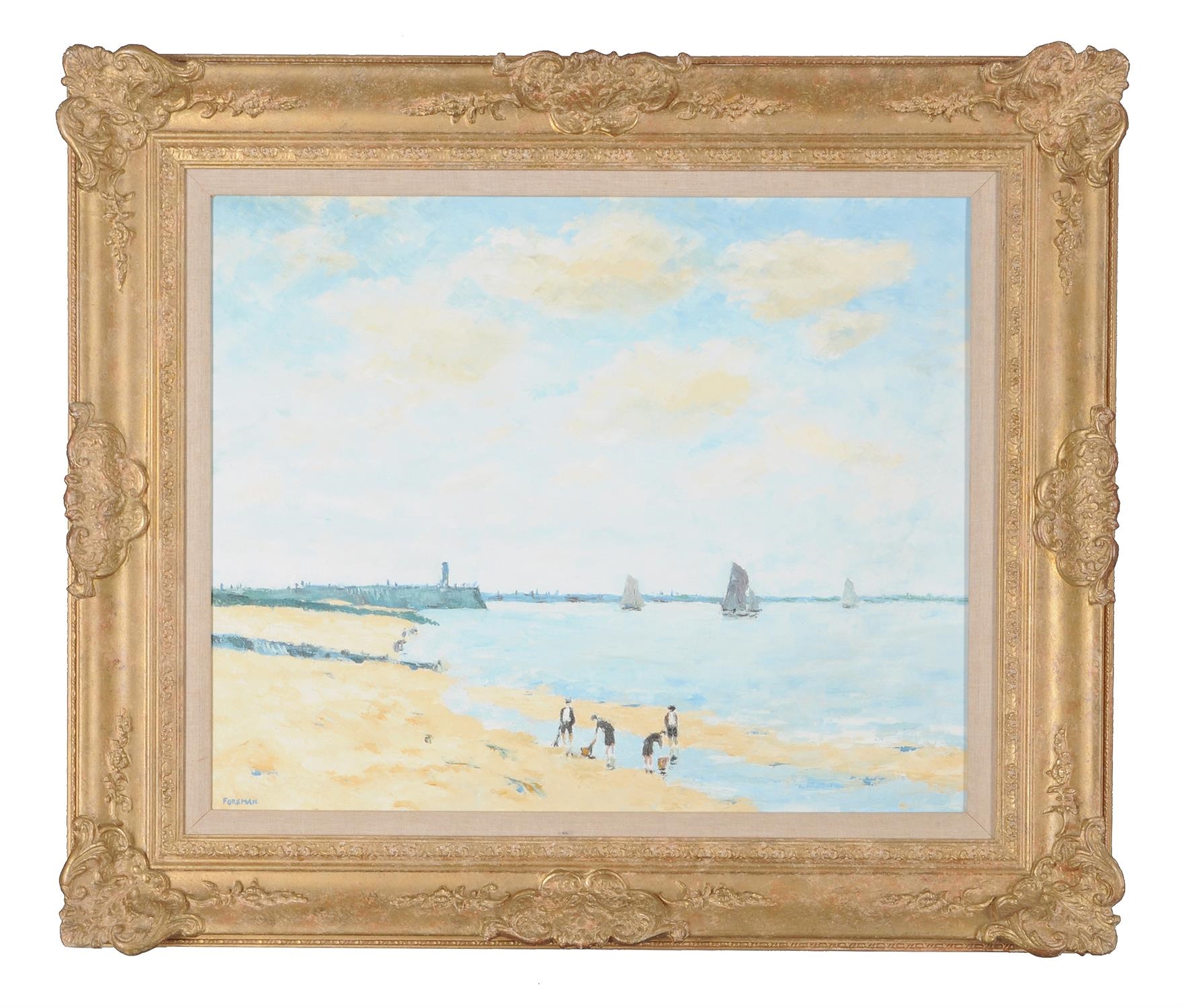 William Foreman | Beach at Honfleur | MutualArt