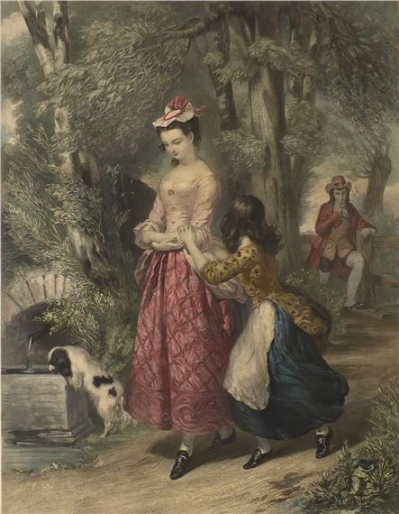 Frank Stone | The bashful lover and the maiden coy | MutualArt