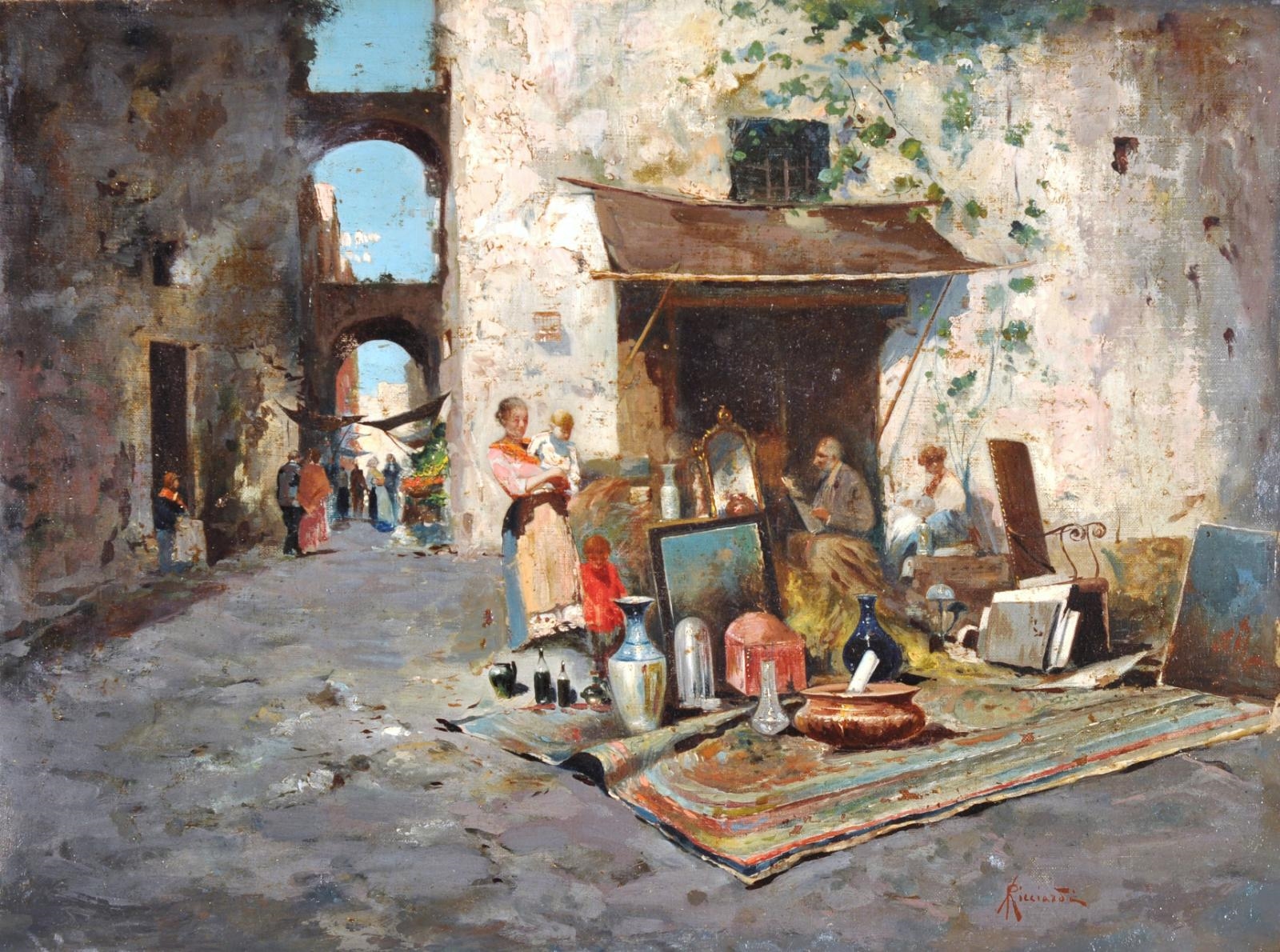 Oscar Ricciardi | L'antiquario | MutualArt