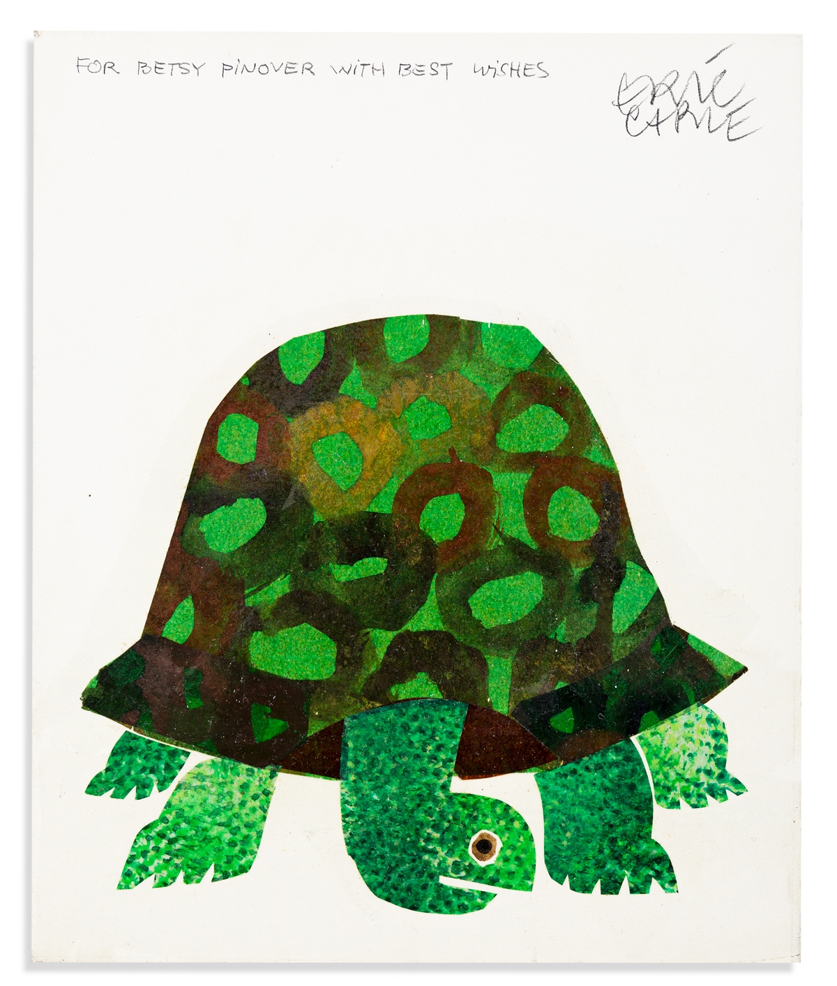 Eric Carle | The Foolish Tortoise. (1985) | MutualArt