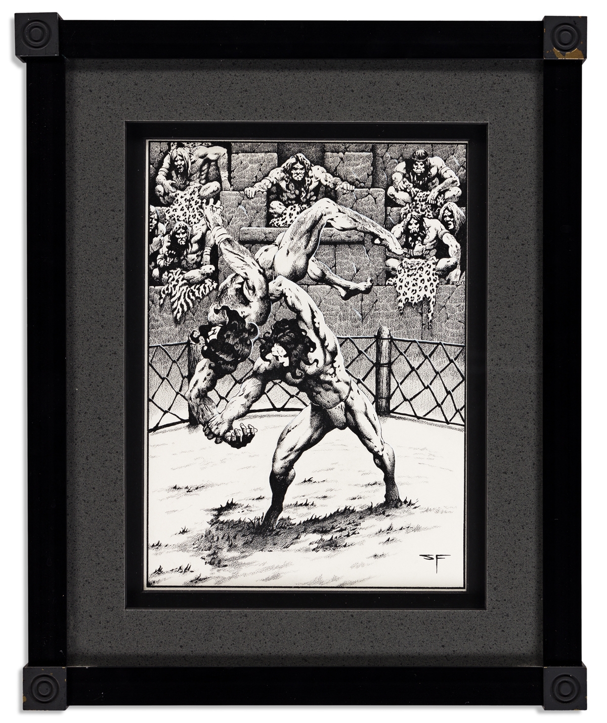 Stephen Fabian | Two illustrations from the Almuric Portfolio. | MutualArt