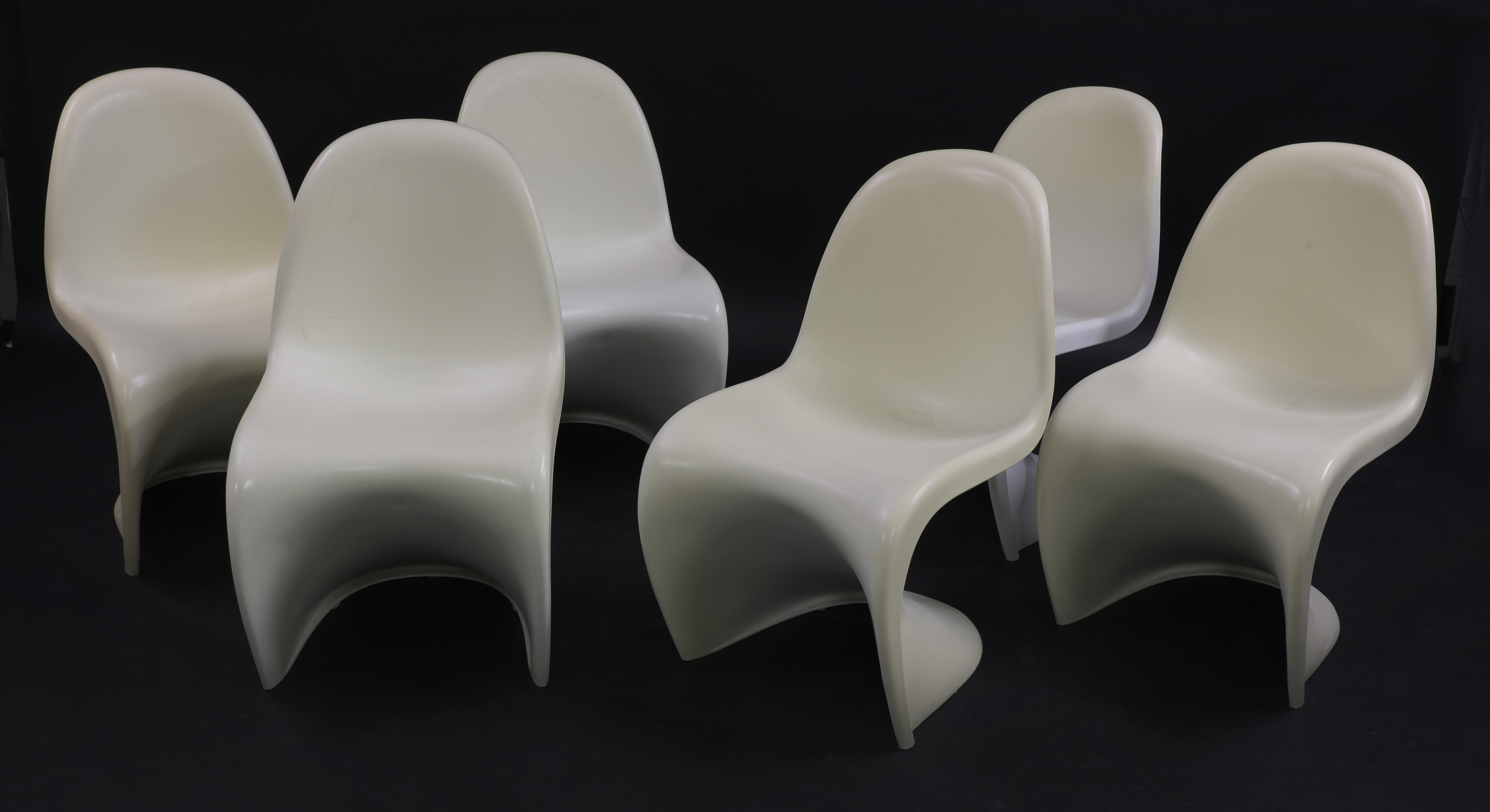 Verner Panton | Six Verner Panton-style stacking chairs | MutualArt