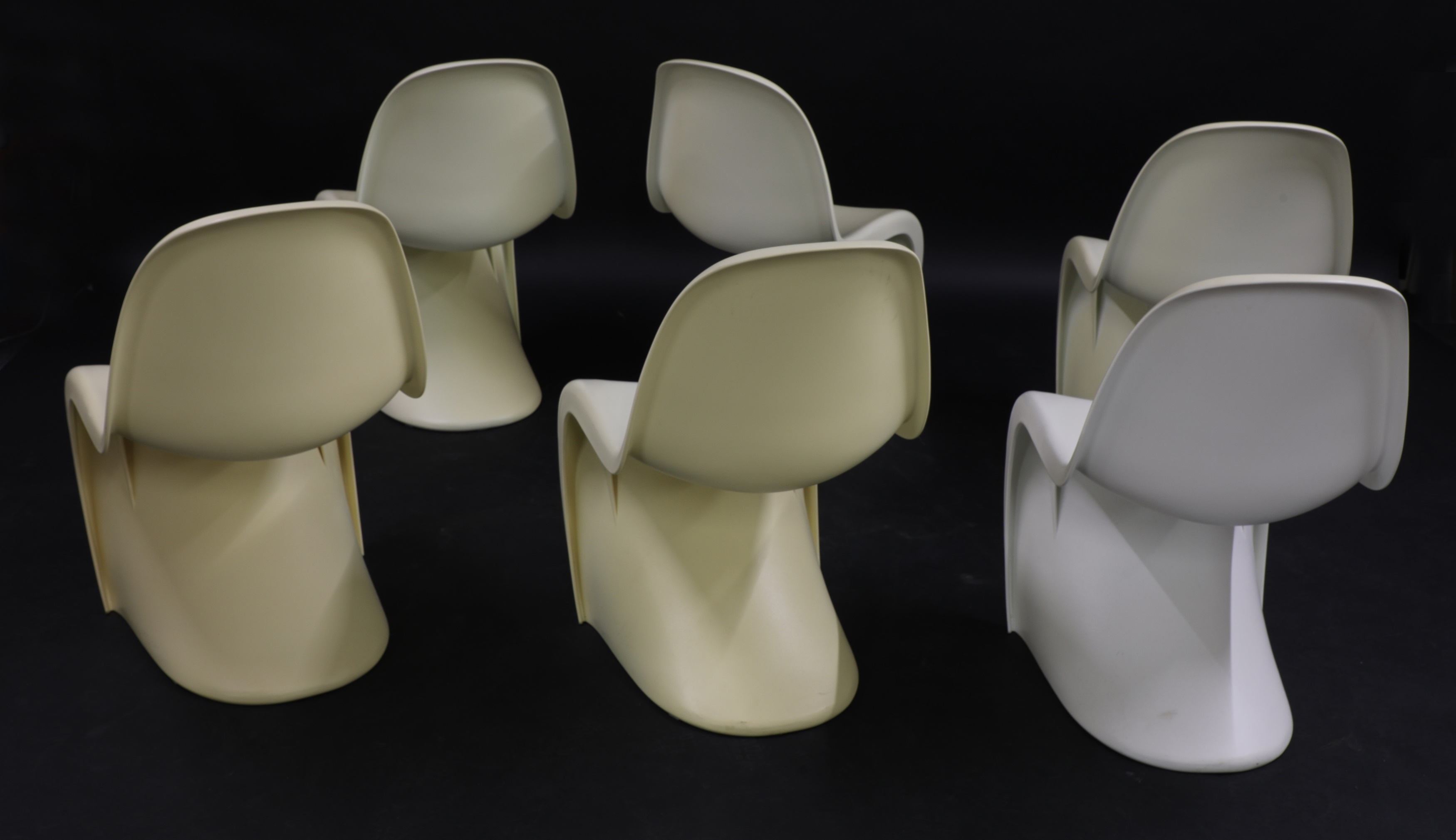 Verner Panton | Six Verner Panton-style stacking chairs | MutualArt