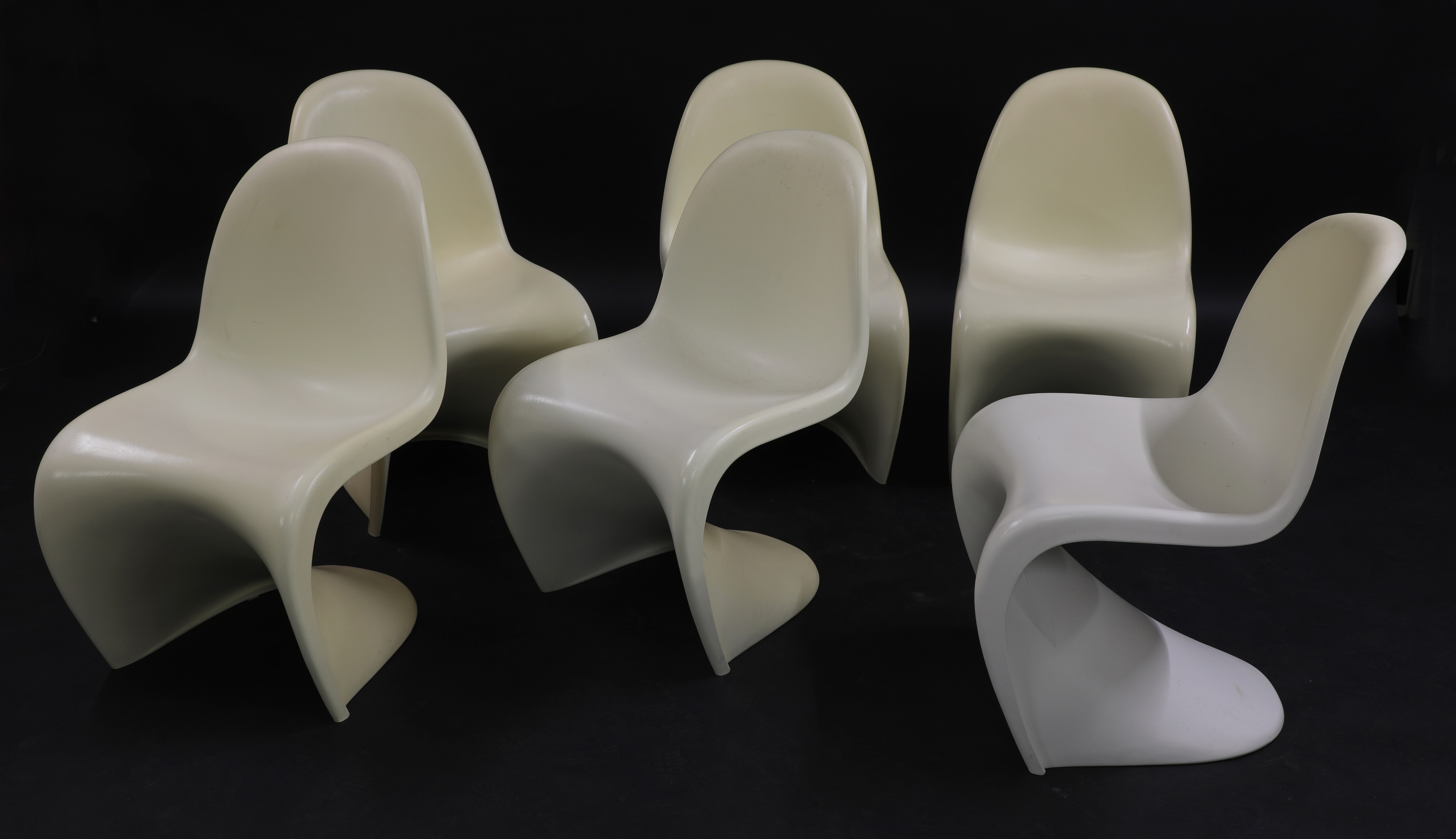 Verner Panton | Six Verner Panton-style stacking chairs | MutualArt