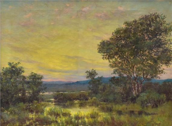 Harry Allchin | Landscape At Dawn | MutualArt