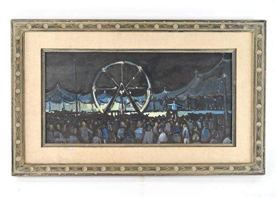 Richard Roberts | Circus at night | MutualArt