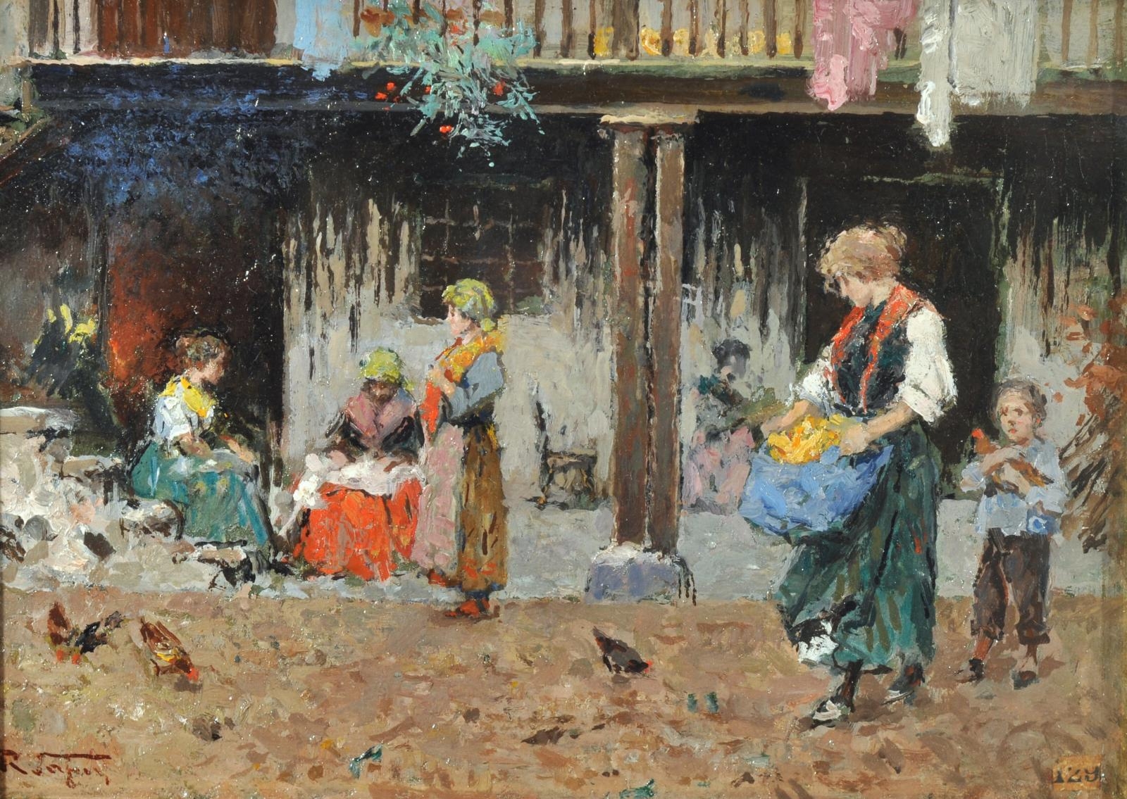 Raffaele Tafuri | Cortile veneziano | MutualArt