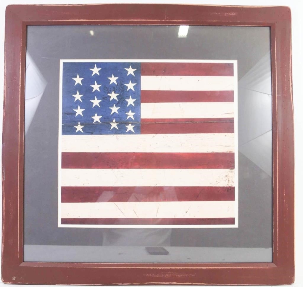Warren Kimble | AMERICAN FLAG (1990) | MutualArt