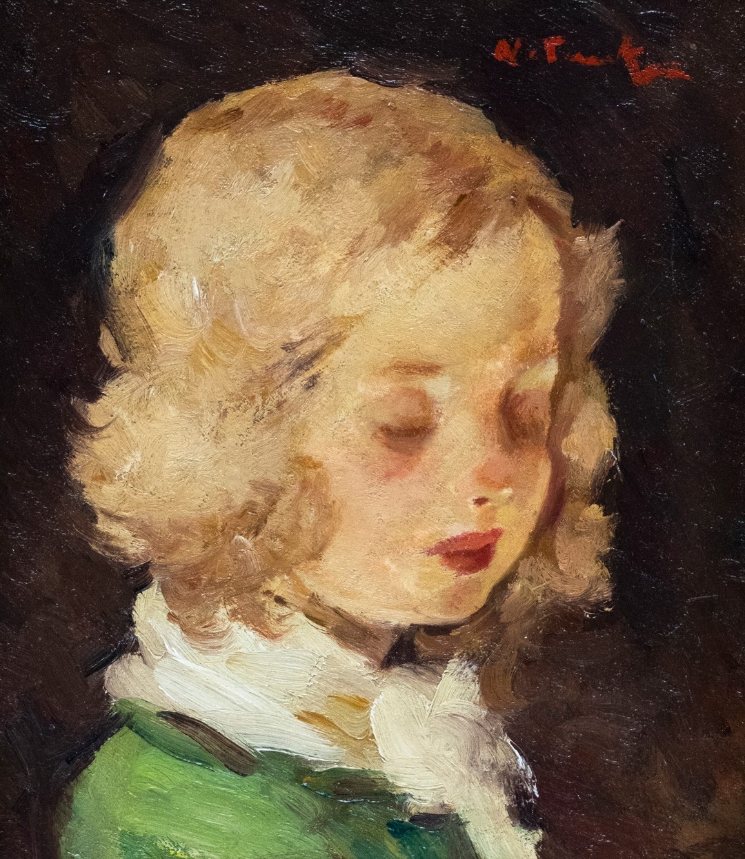 Nicolae Tonitza | Girl Portrait (1824) | MutualArt