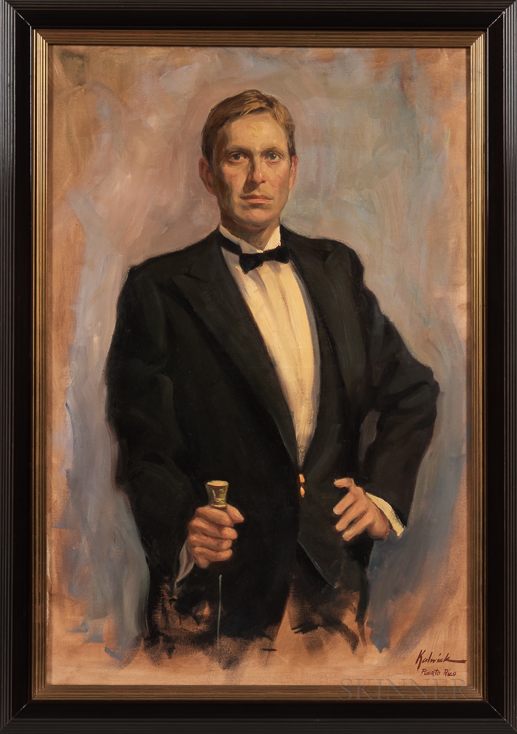 William Kalwick Jr. | Portrait of Carl Crossman in Formal Attire. (1988 ...