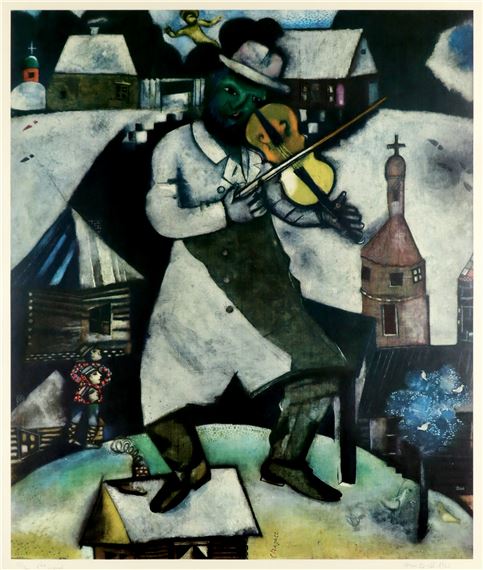 Marc Chagall The Fiddler