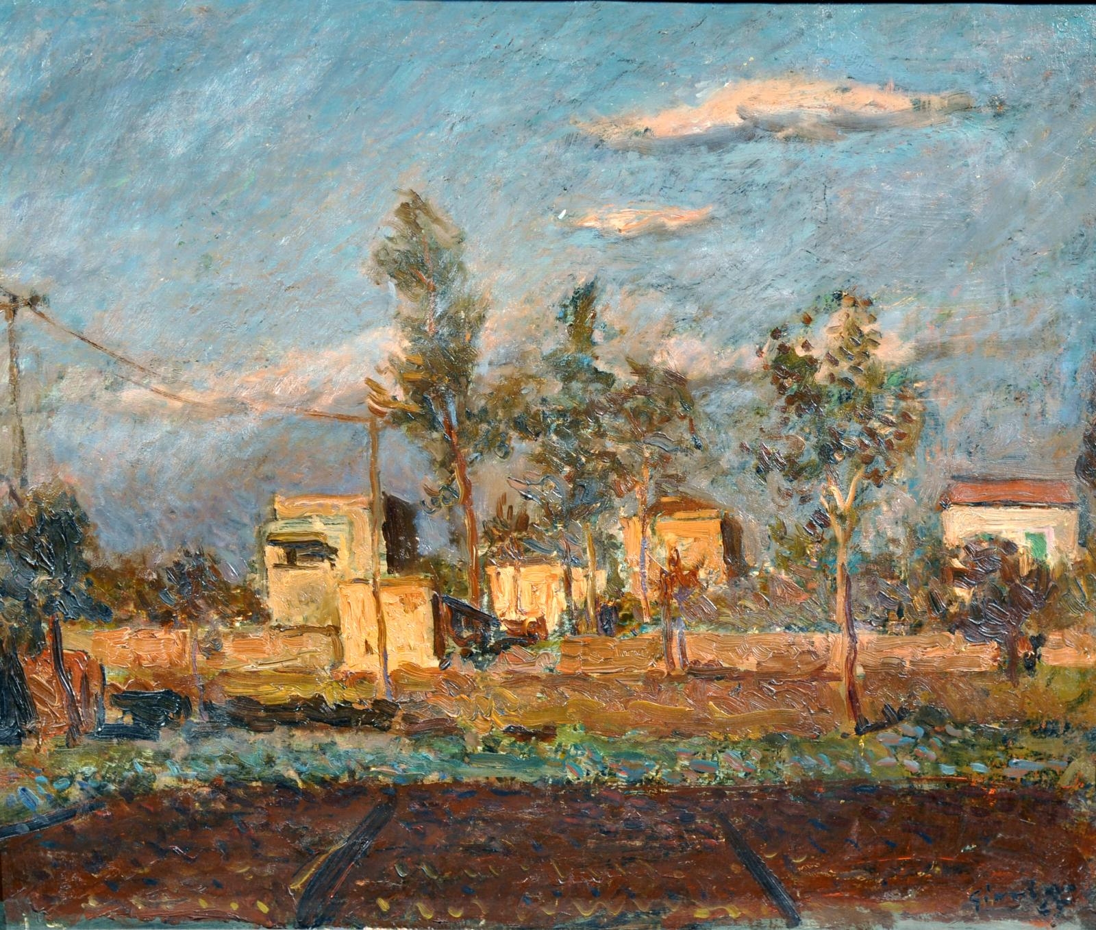 Manlio Giarrizzo | Paesaggio agreste (1945) | MutualArt