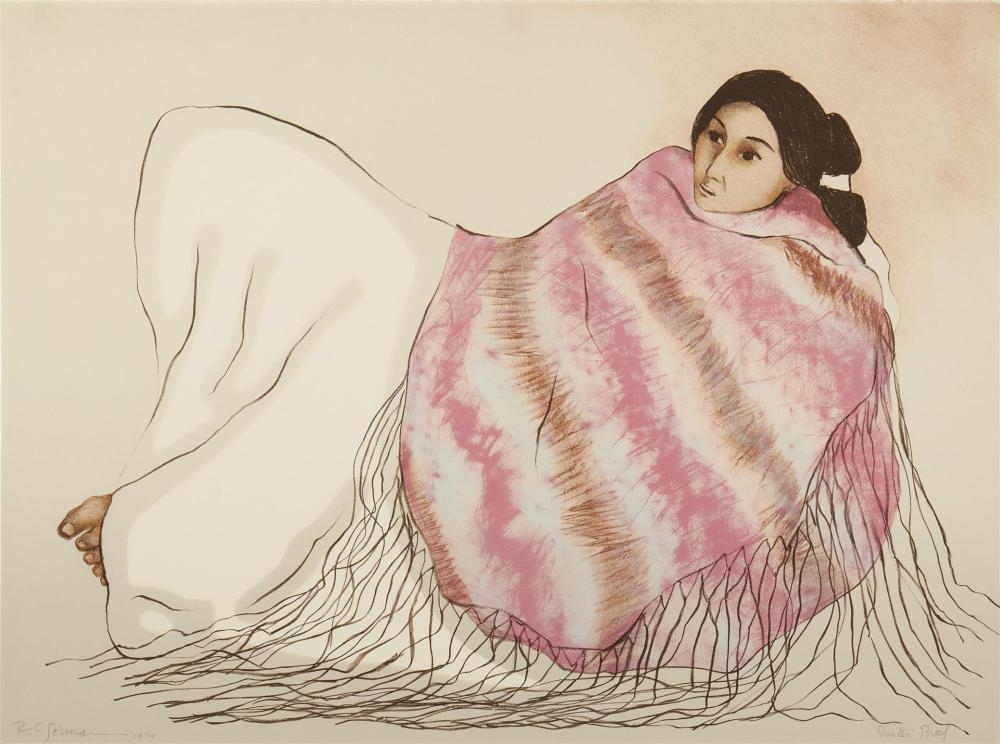 Gorman R.C. | Sandra's Shawl, (1979) | Compare similar artworks | MutualArt