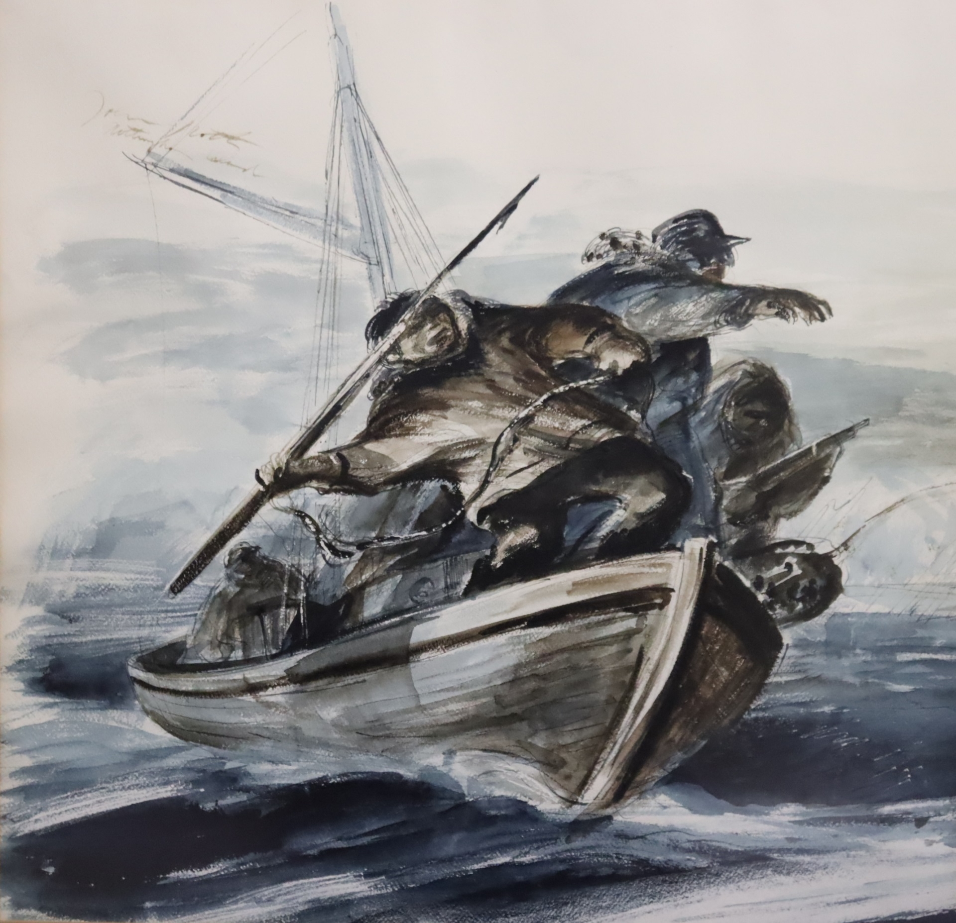 John Groth | Whale Hunters | MutualArt