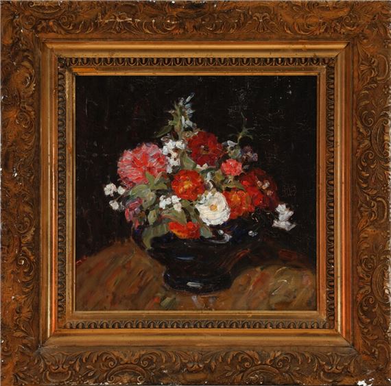 Hansen Ejnar | Still life with flowers in a vase (1919) | MutualArt