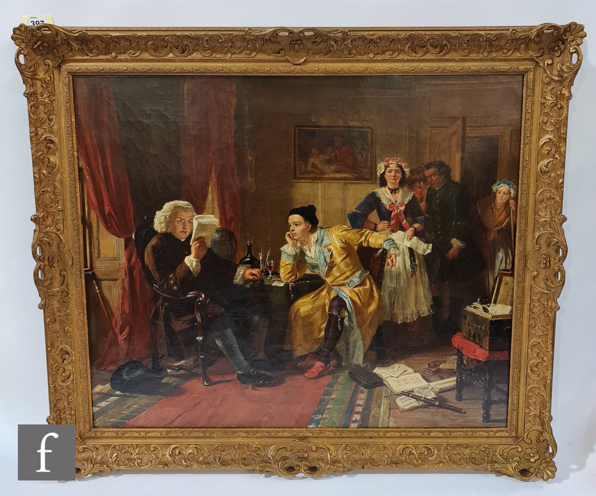 Edward Matthew Ward | Dr. Johnson perusing the manuscript of the Vicar ...