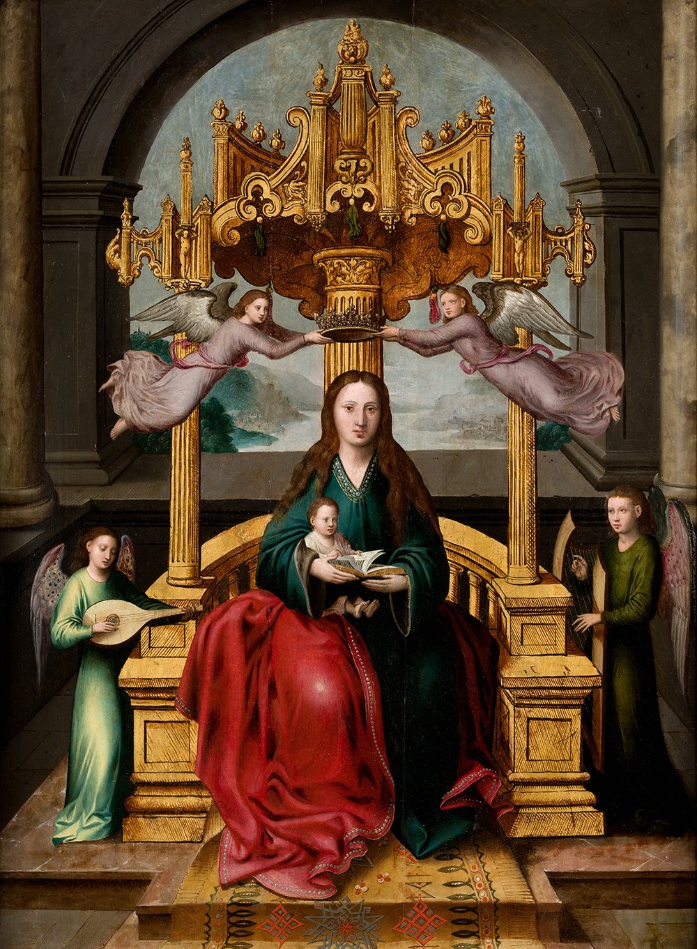 Marcellus Coffermans | LA CORONACIÓN DE LA VIRGEN | MutualArt