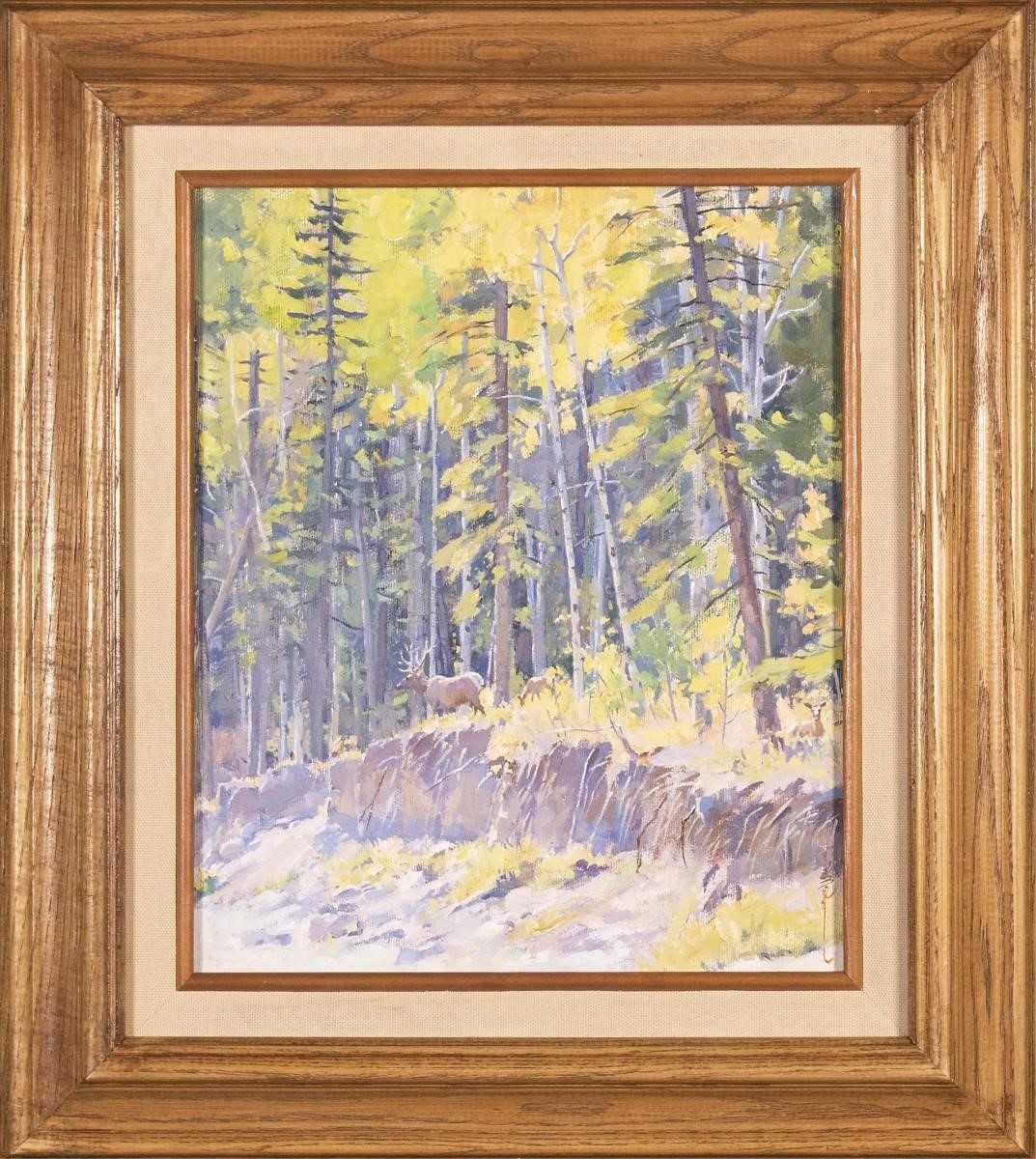 Enkhbold Dambadarjaa | September Near Elbow Falls (2020) | MutualArt