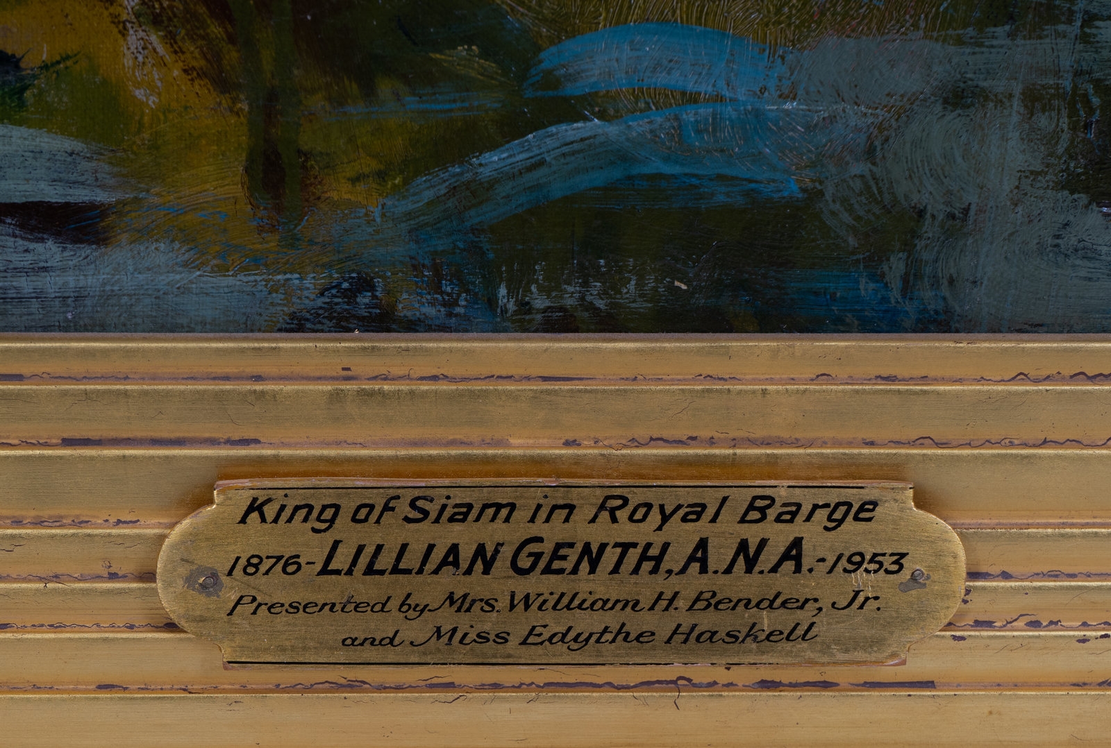 Lillian Mathilde Genth | The Royal Barge (King of Siam in Royal Barge ...
