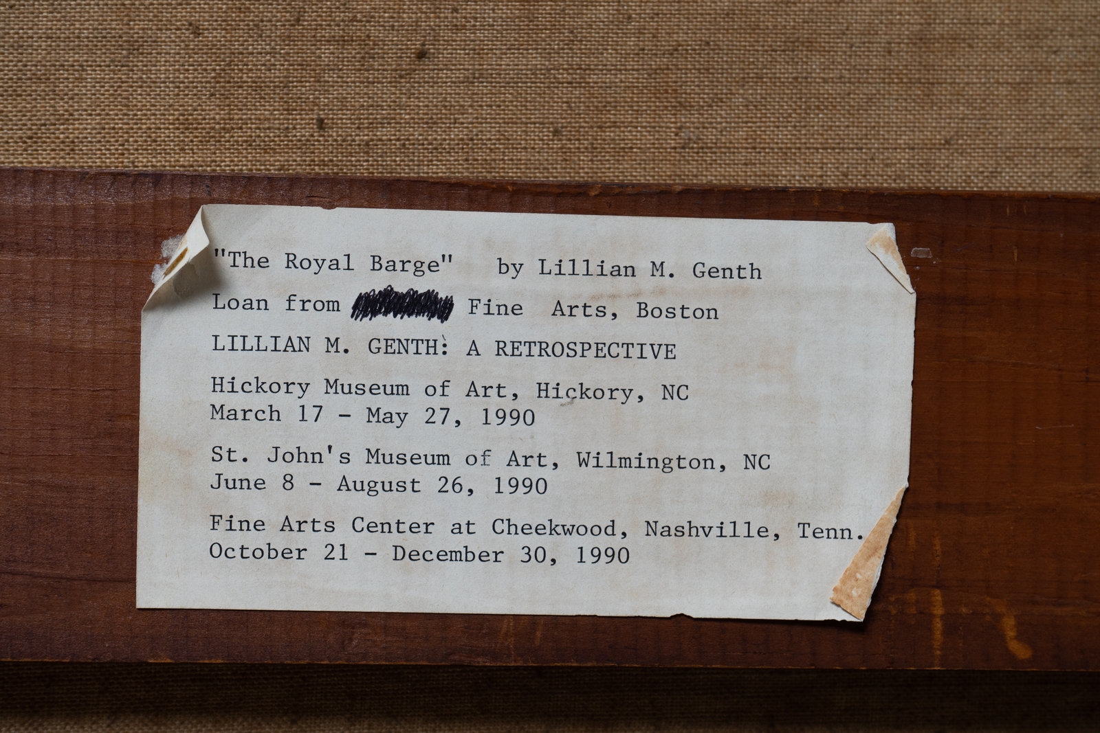 Lillian Mathilde Genth | The Royal Barge (King of Siam in Royal Barge ...