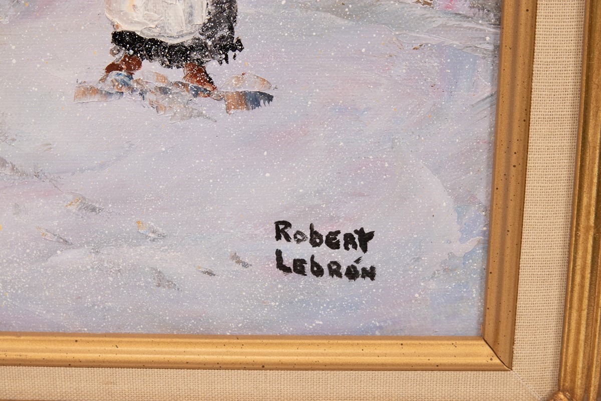 Robert Lebron | FRONT OF 59TH ST. PLAZA HOTEL HOLIDAY TIME NYC | MutualArt