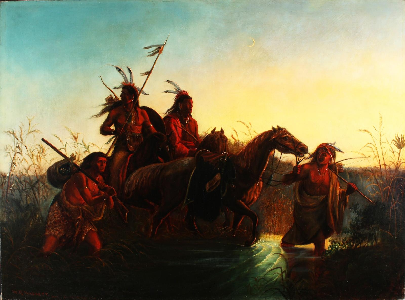 Charles Ferdinand Wimar | The Warrior | MutualArt