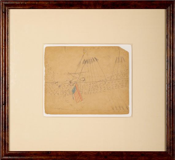 Sitting Bull | Ledger Drawing | MutualArt